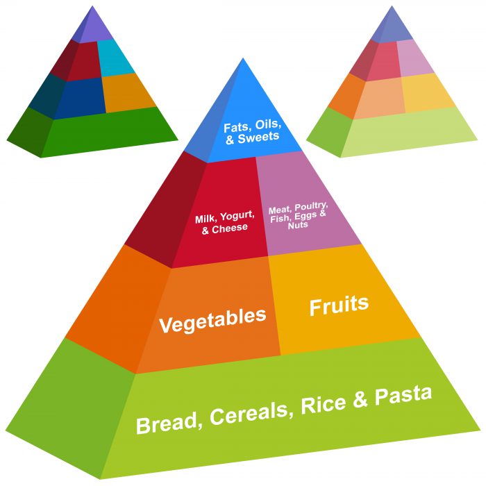 Challenging the traditional food pyramid